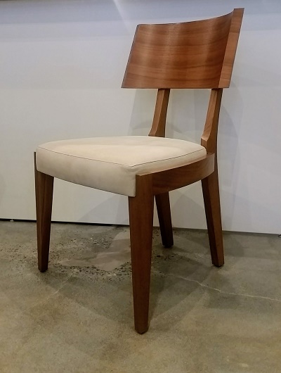 Gulassa Straight Leg Dining Chair. Walnut. – Modele's Home Furnishings