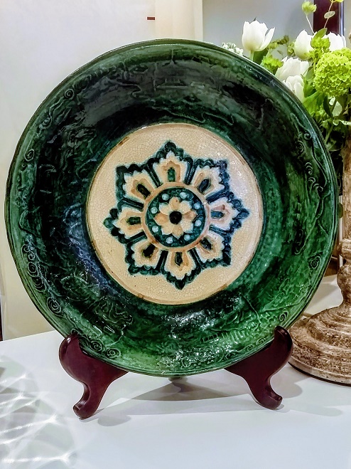 Decorative Japanese Green Plate. – Modele's Home Furnishings