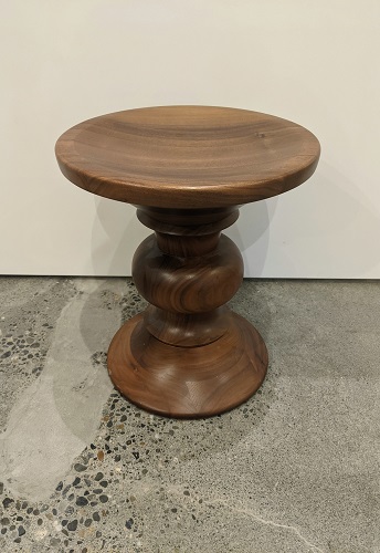 Herman Miller Eames walnut stool – Modele's Home Furnishings