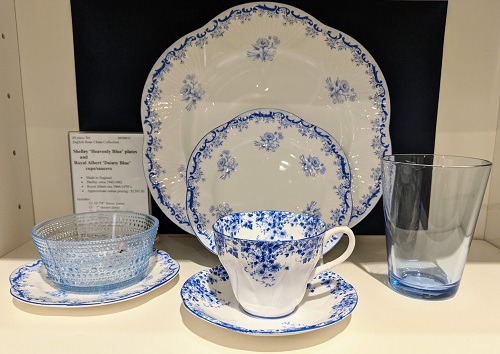 Shelley Heavenly Blue and Dainty Blue 60 pc. dish set – Modele's Home ...